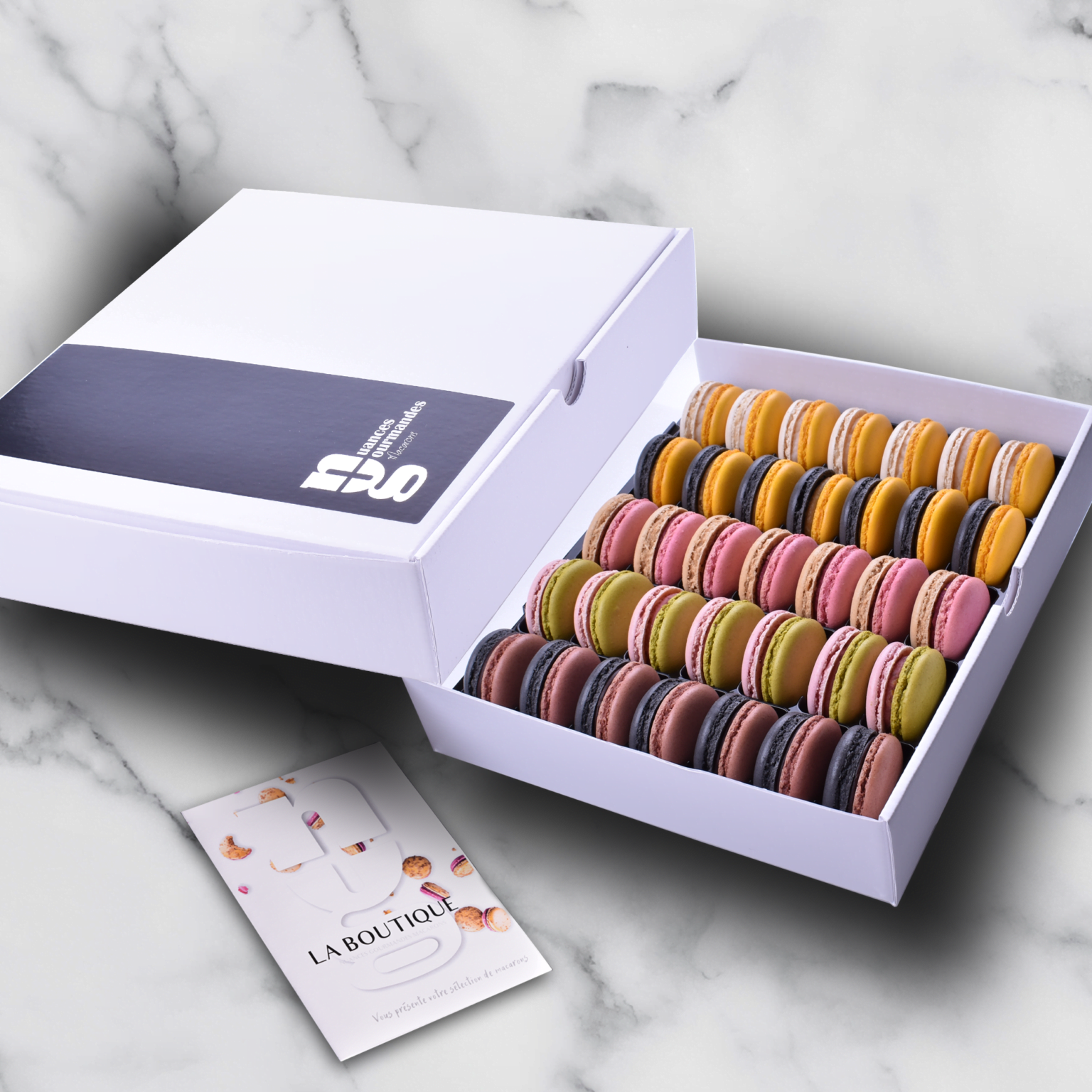 COFFRET DE 35 MACARONS Originaux