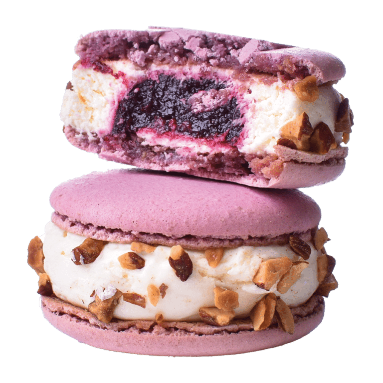 MACARON DESSERT – CHAMPAGNE FRUITS ROUGES